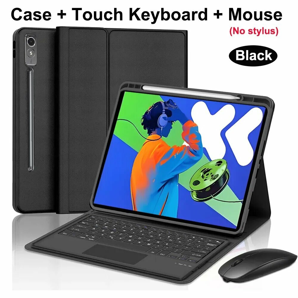 Чехол для Lenovo Xiaoxin Pad Pro 12,7 дюймов 2025, чехол-клавиатура Bluetooth для Lenovo Idea Tab Pro 12,7 (TB373FU/TB375FC)