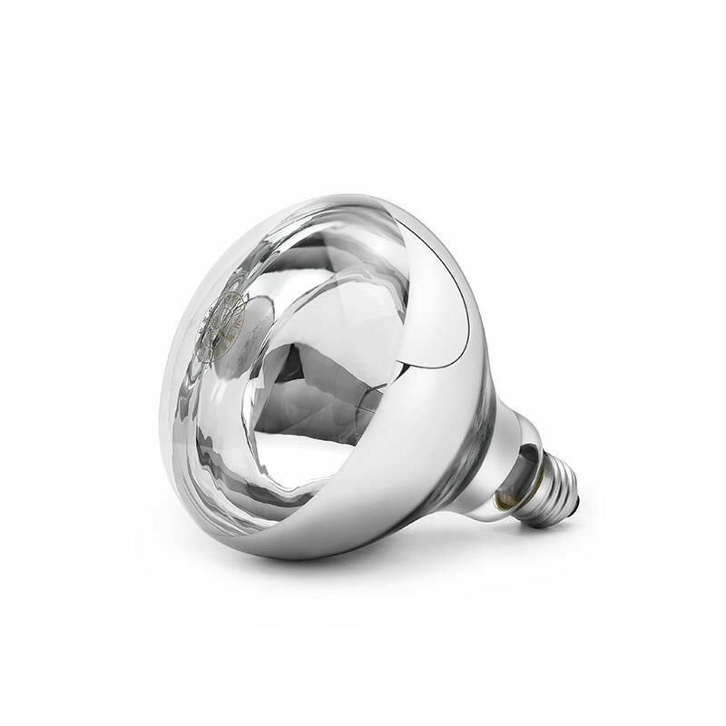 Инфракрасная лампа ЭРА икзк 230-100 R95 E27 для обогрева животных и освещения 275 Вт