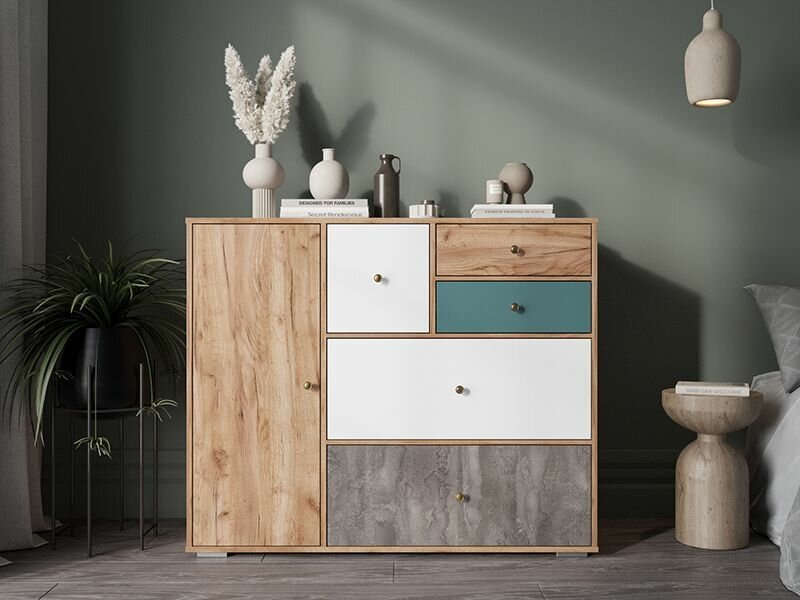 Комод с выдвижными ящиками "Дакота 7" 120х100х50