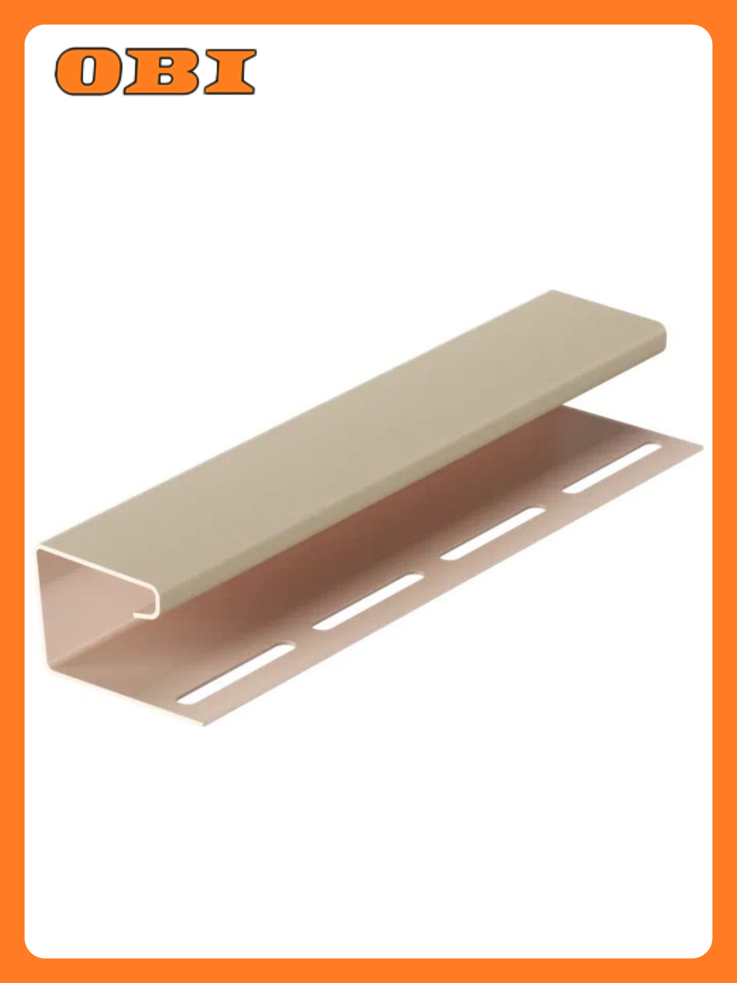 J-профиль Docke Premium Крем-брюле, винил, влагоустойчивый, бежевый