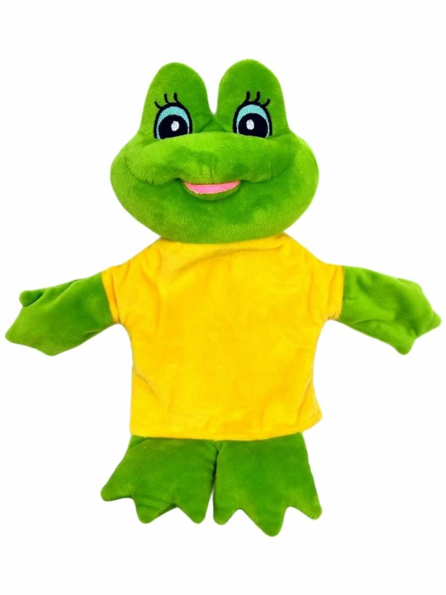 Кукла игрушка перчатка на руку для кукольного театра Лягушка