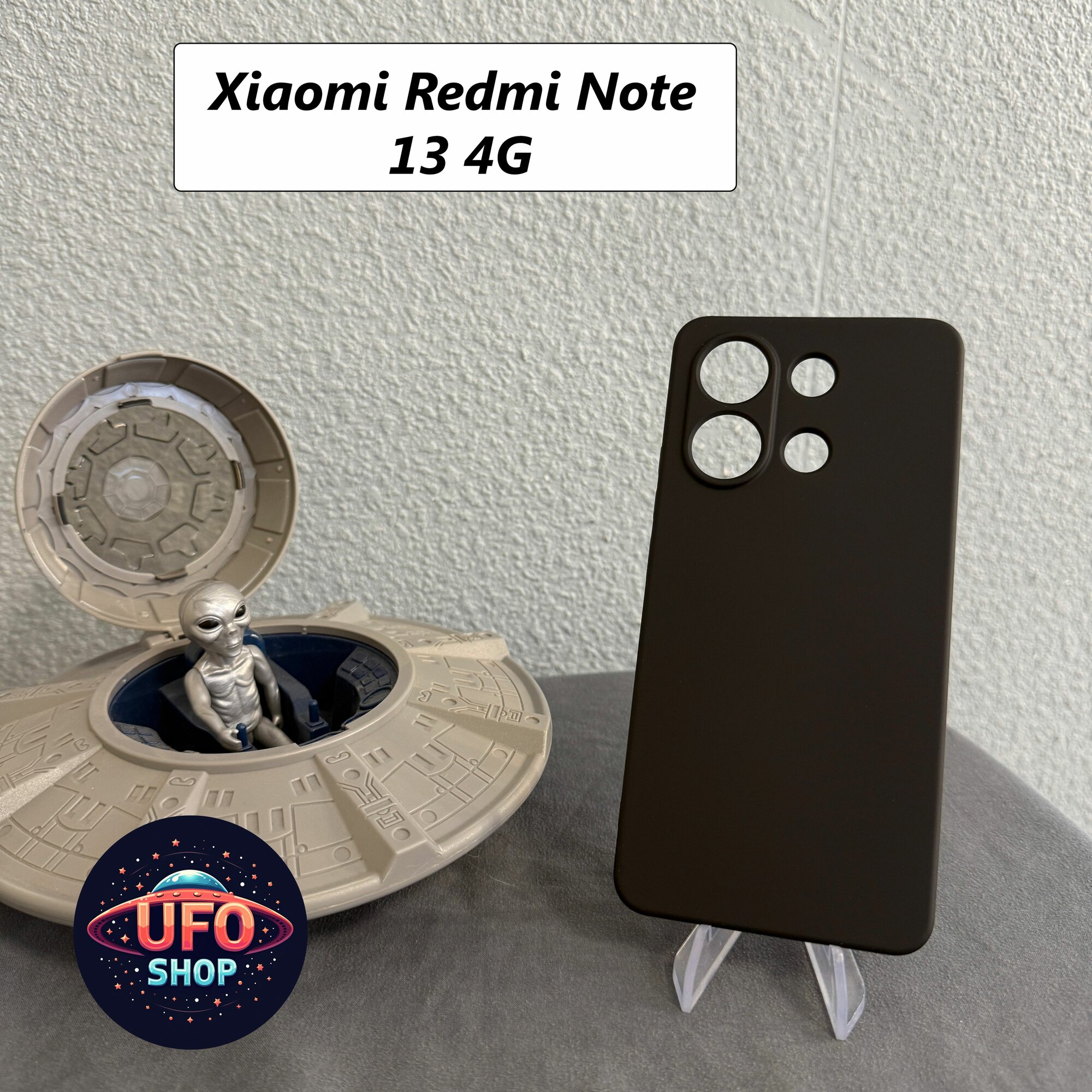 Чехол на Xiaomi Redmi Note 13 4G (Сяоми Редми Ноут 13 4 Джи), 20000018, черный