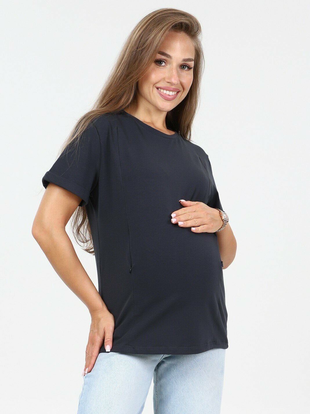 Футболка для кормящих мам