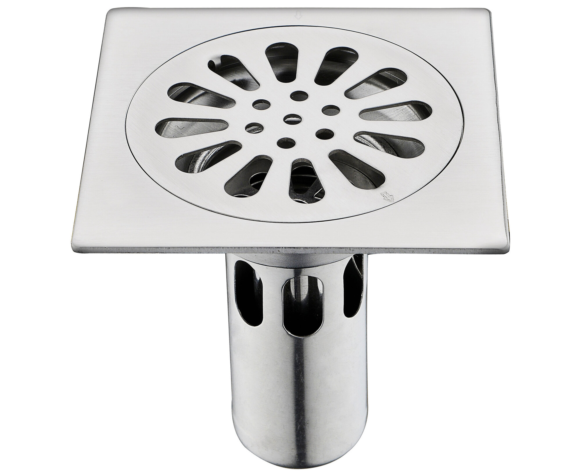 Дренаж для душа из нержавеющей стали 304, серебристый цвет, размер 100x100 мм, вес 280 г, антизапах, с фильтром, быстрое стокование воды, для кухни, ванной, гаража, подвала, 1 шт.