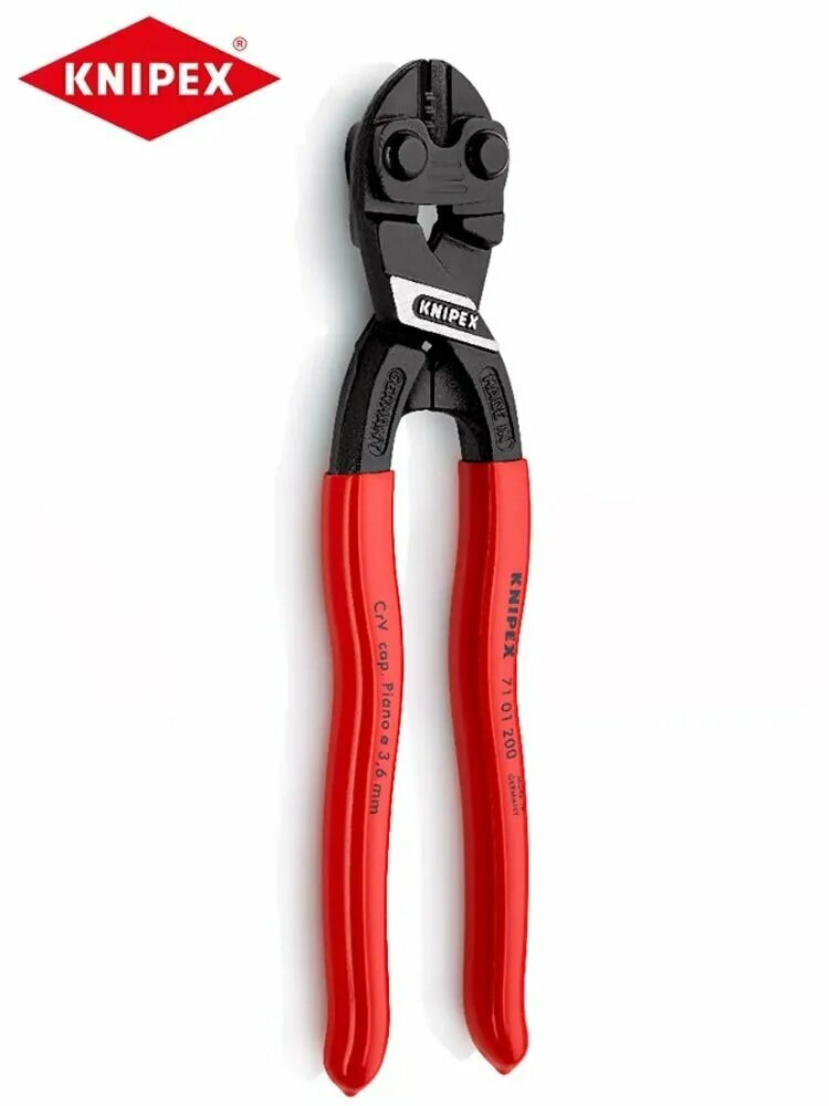 Компактные болторезы KNIPEX 71 01 200 CoBolt Предотвращение ржавчины Прочный и долговечный