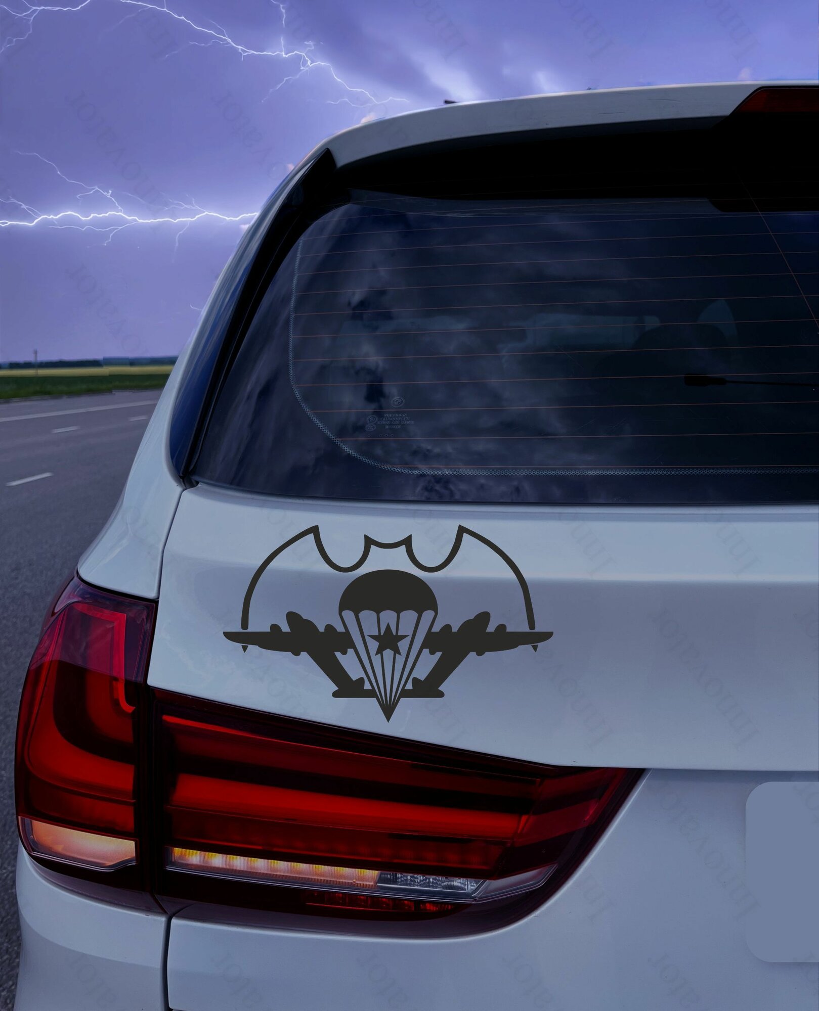 Военная разведка вдв наклейка на автомобиль мини