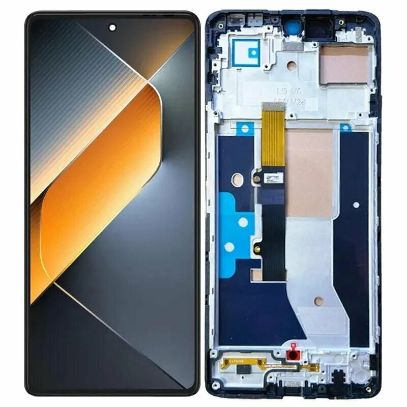 Дисплей(экран) для Tecno Pova 6 Pro Li9(текно пова 6 про) в сборе с тачскрином рамкой (TFT)