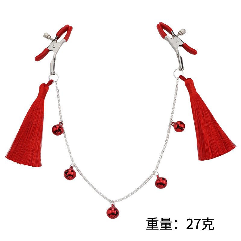 SM колокольчик с бахромой секс-игрушка секс-игрушка стимулирующий колокольчик Красный зажим для колокольчика с кисточкой