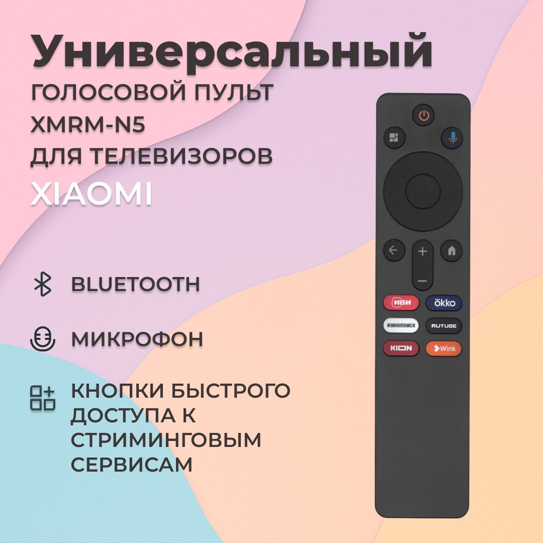 Универсальный голосовой пульт XMRM-N5 для телевизоров XIAOMI