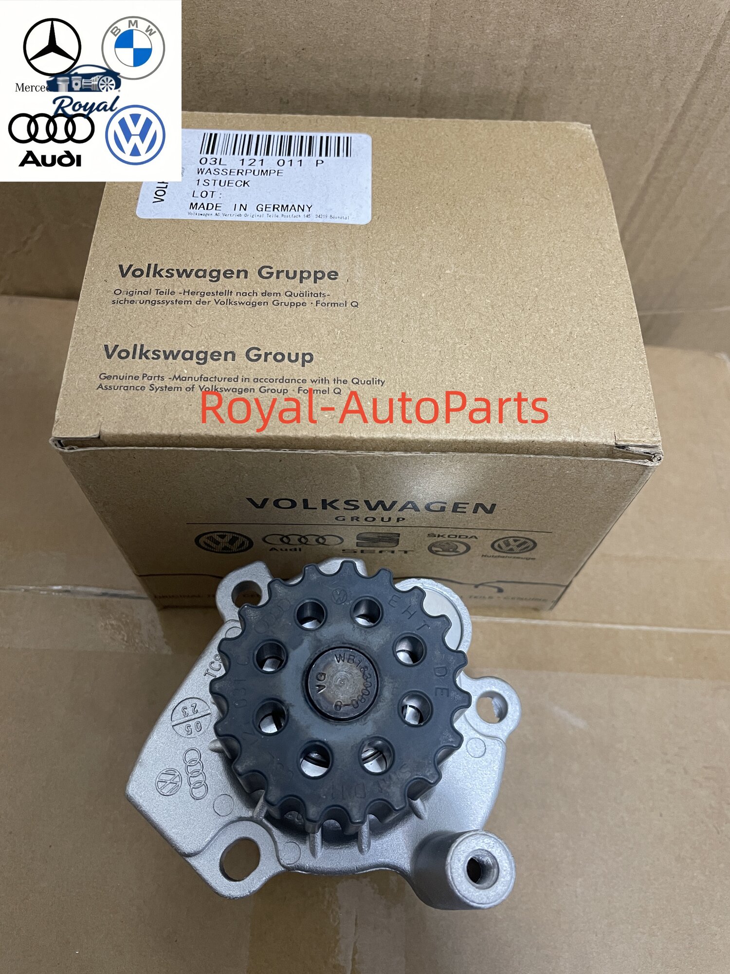 Водяной насос Volkswagen Audi Seat Skoda | Запчасть 03L121011P