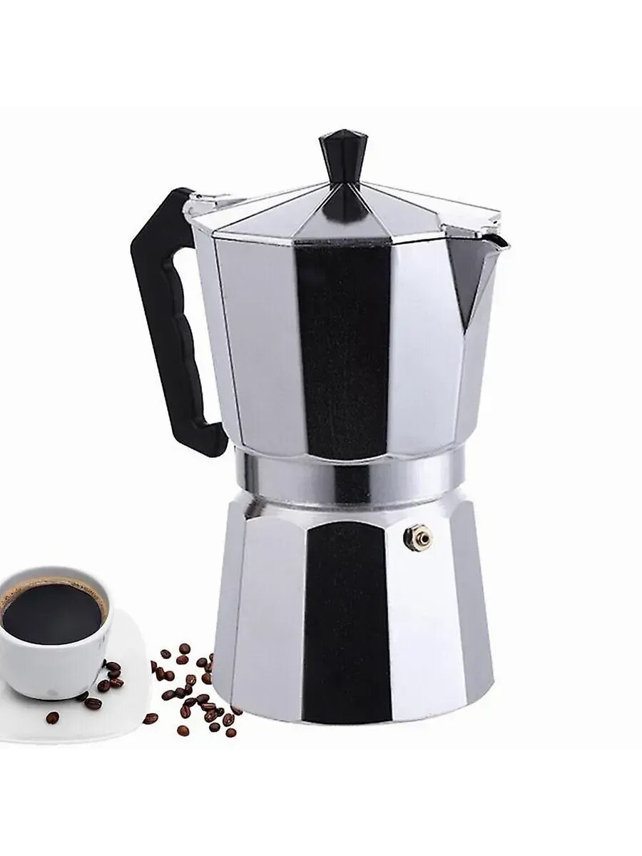 Кофеварка для 12 чашек мокко: 600 мл