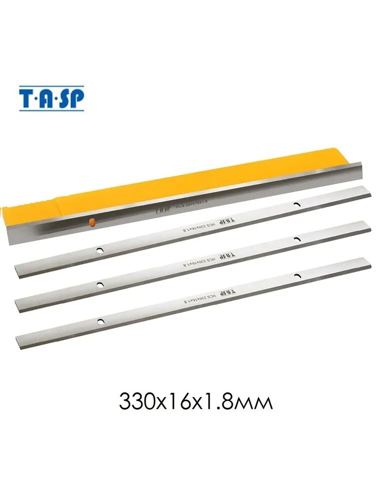 TASP Нож строгальный 330 x 16 x 1.8 мм, для Sturm TH14330, Протон РС-330, корвет 21, Stem TP-330A, Вихрь СРМ-2000/330, 4 шт.