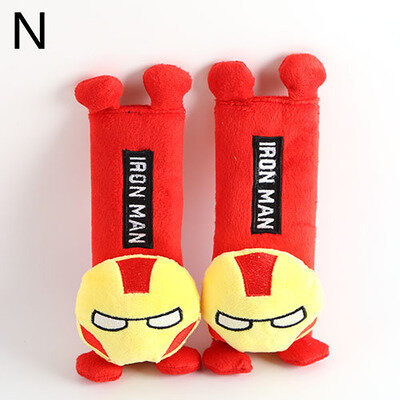 Чехол для ремня безопасности в японском стиле Shin-chan Cinnamoroll Stitch, плечевой ремень, детский автомобильный интерьер, плюшевый плечевой подушка для ремня безопасности