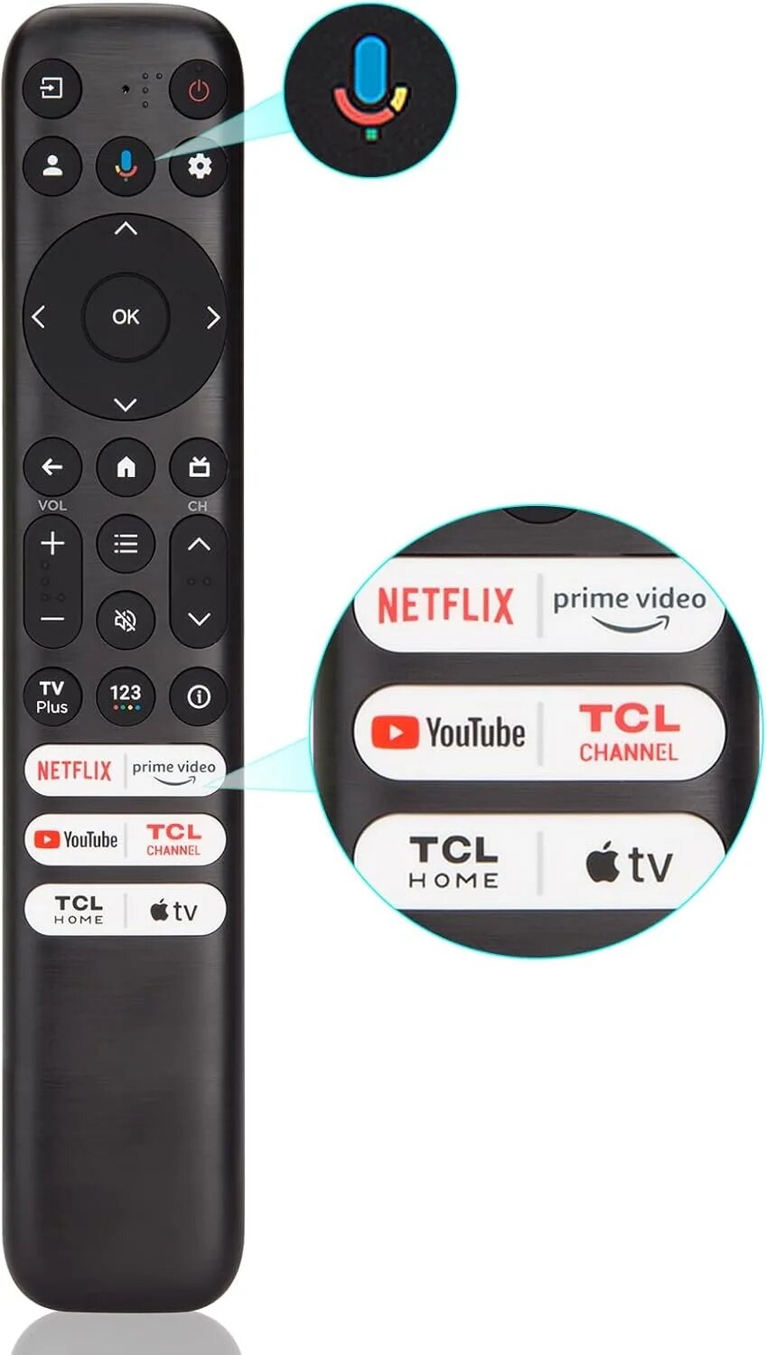 Голосовой пульт дистанционного управления TCL RC813 для телевизоров