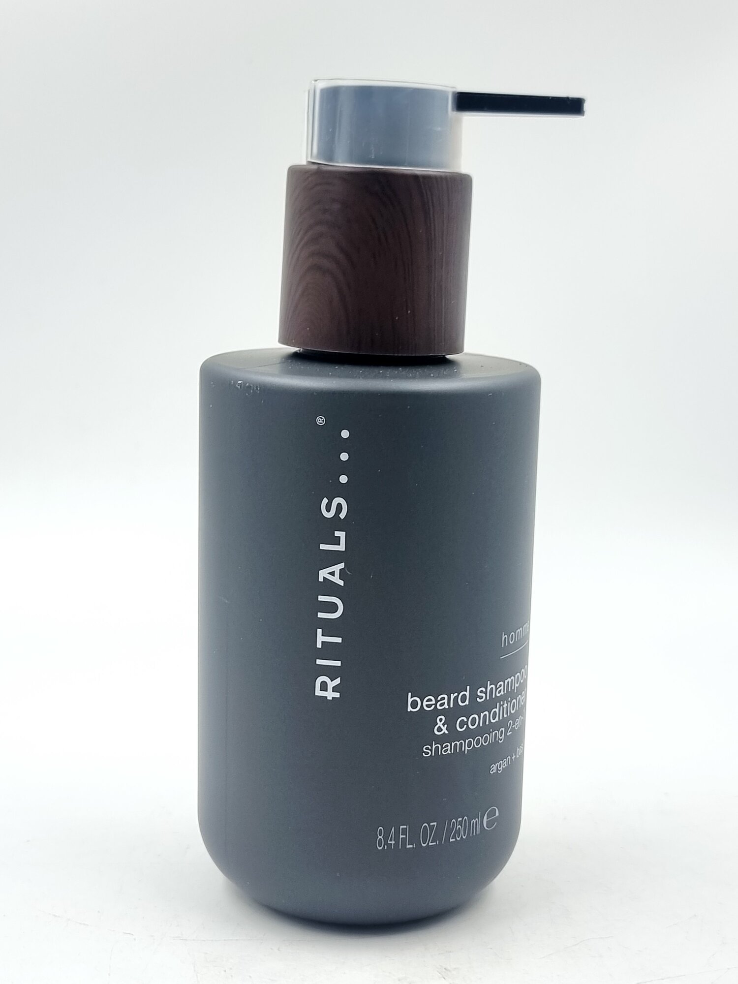 Rituals Питательный шампунь-кондиционер для бороды 2 в 1, аргана и базилик, 250 мл (из Финляндии)