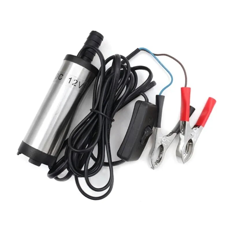 Портативный Мини-Электрический Погружной Насос 12V Для Перекачки Дизельного Топлива И Воды Замена Топливоперекачивающего Насоса Из Нержавеющей Стали