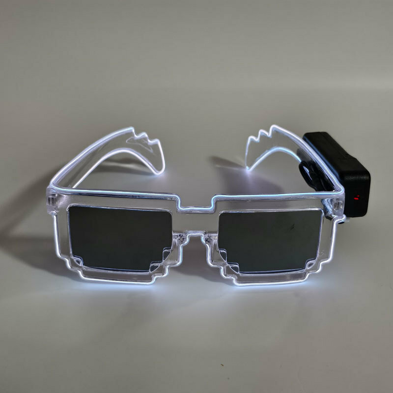 Атмосфера барной вечеринки, аплодисменты, мозаичные LED-очки с мигающим светом, солнцезащитные очки в стиле Mercury, диско-очки