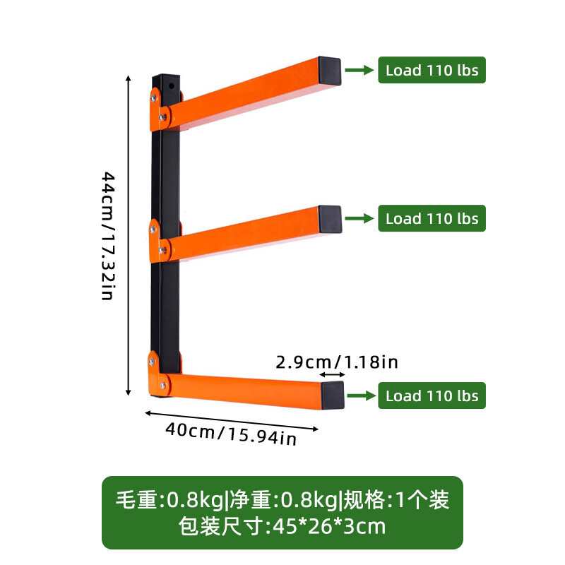 Настенная деревянная полка для хранения дров, настенная полка для хранения, металлическая полка для хранения