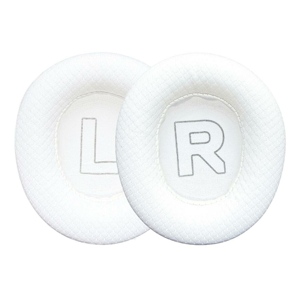 Вентилируемые сетчатые накладки для наушников, Белая сетчатая ткань