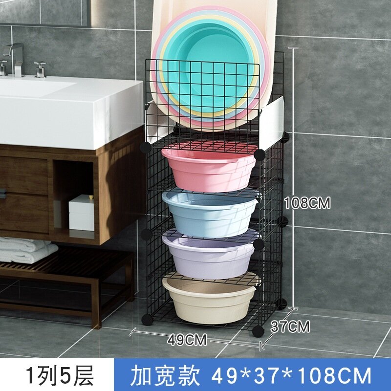 Стойка для хранения в ванне, подставка для умывальника, напольная стойка для детской ванночки, большой держатель для раковины в ванной
