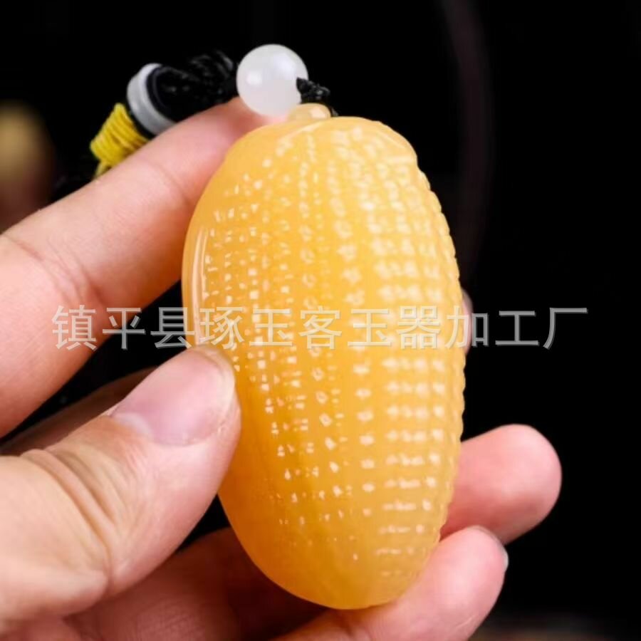 Натуральный желтый нефрит Пиксиу, ручная работа, золотой нефрит, богатство, золотая жаба, капуста, игрушка, жадеит, маленький орнамент
