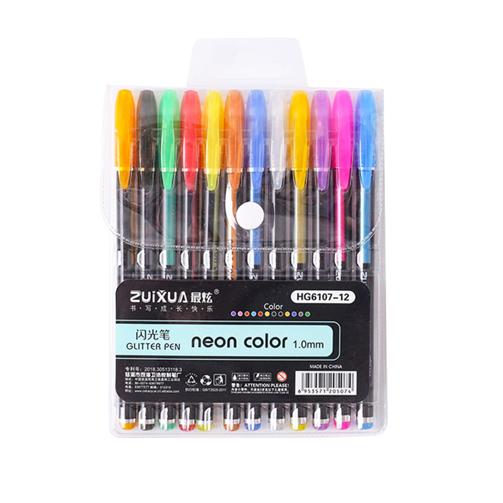 Набор цветных гелевых ручек Neon Color Pen Marker 1.0mm для детей школьников взрослых для письма рисования раскраски книг журнала офиса школы канцелярии 12 Colors Glitter Pen 18 Colors Mix 24 Colors Mix 36 Colors Mix 48 Colors Mix 12 Colors Pastel Pen 12