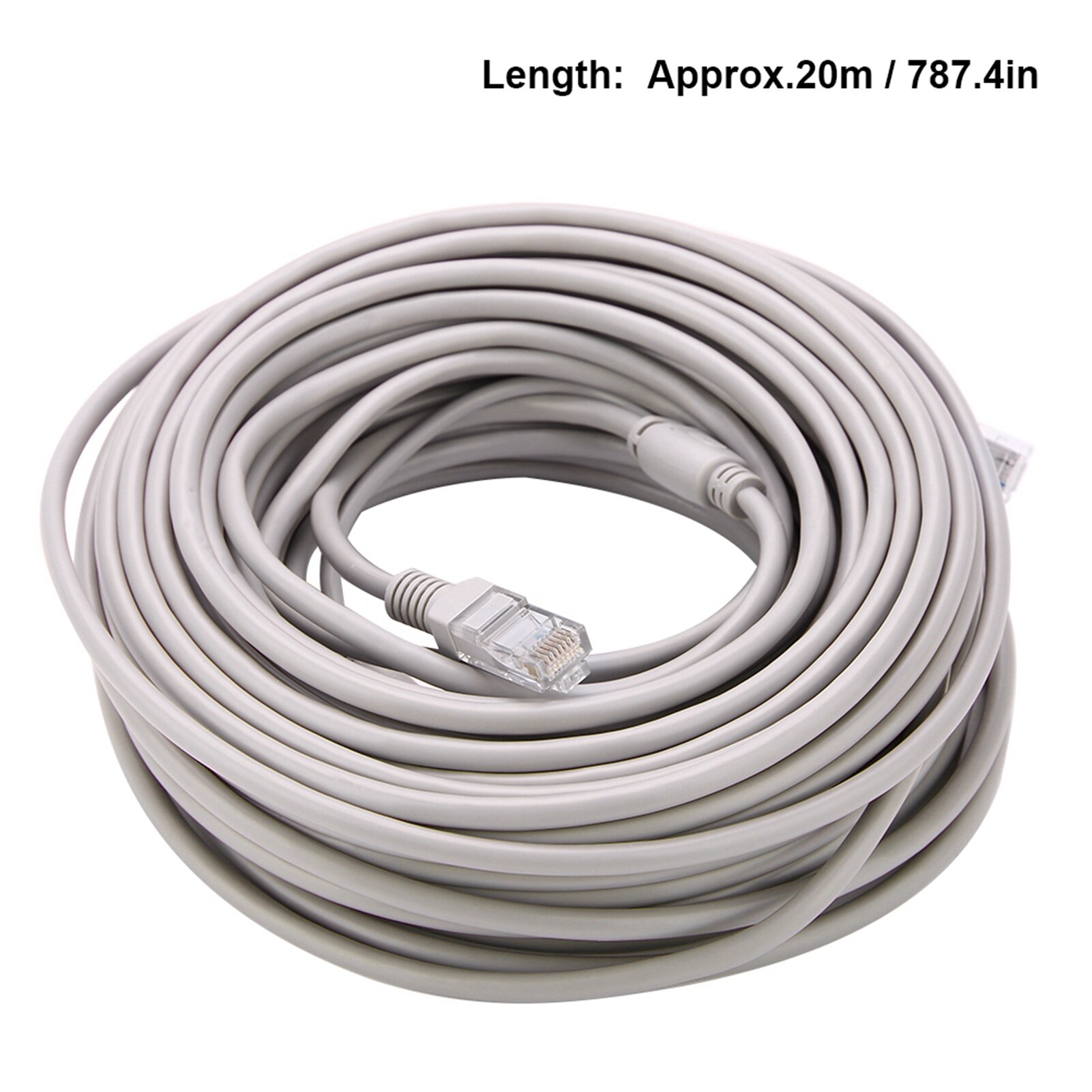 5 м/10 м/15 м/20 млн. RJ45+DC Ethernet CCTV кабель для IP -камер системы NVR 10 Мбит/с100 Мбит/с (20 м)