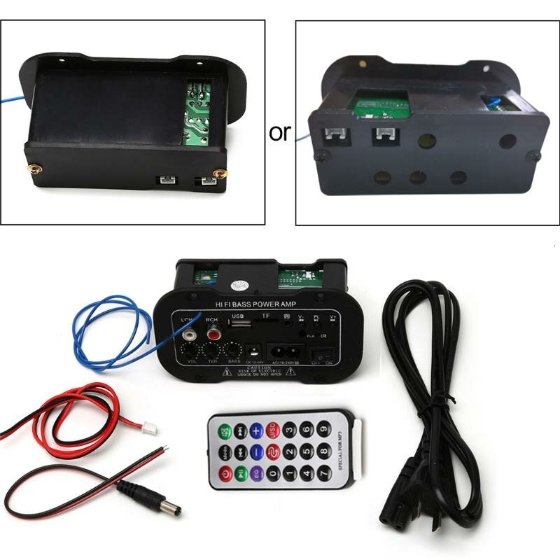 25W Автомобильный усилитель сабвуфера Bluetooth