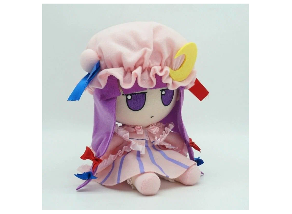 Аниме Мягкие Игрушки TouHou Project Fumo Patchouli Knowledge / Пачули Нолидж Игрушка Антистресс 20 CM！