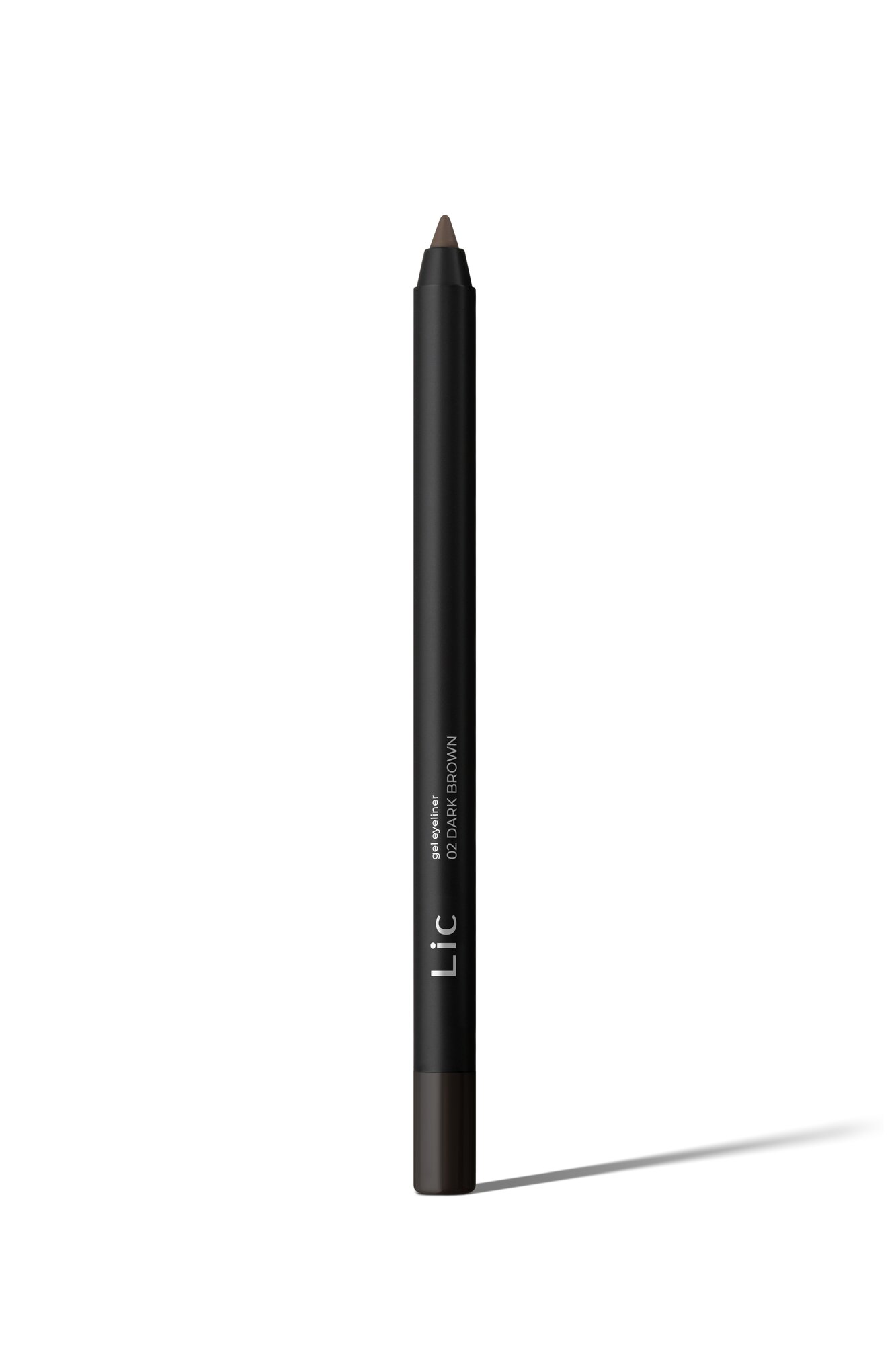 Lic Карандаш для глаз гелевый Eyepencil тон 02 Dark Brown