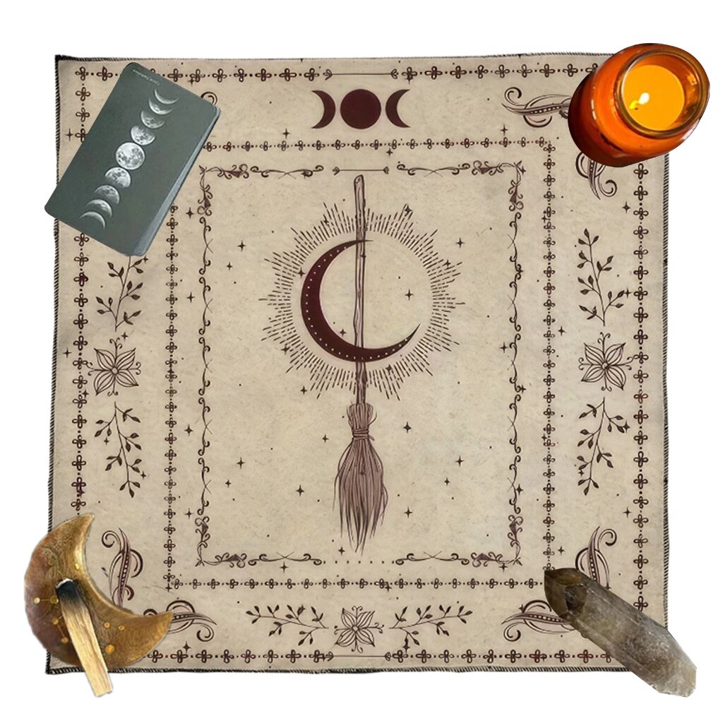 Астрология Таро, стол, алтарь, ткань, метафизическая доска, коврик, маятники, скатерть для гадания, игровые карты, коврик