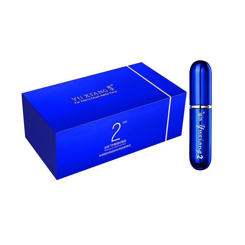 Хотите насладиться улучшенным спреем второго поколения, маленькая синяя бутылочка 6 мл, спрей для контроля времени задержки для мужчин, взрослые секс-игрушки