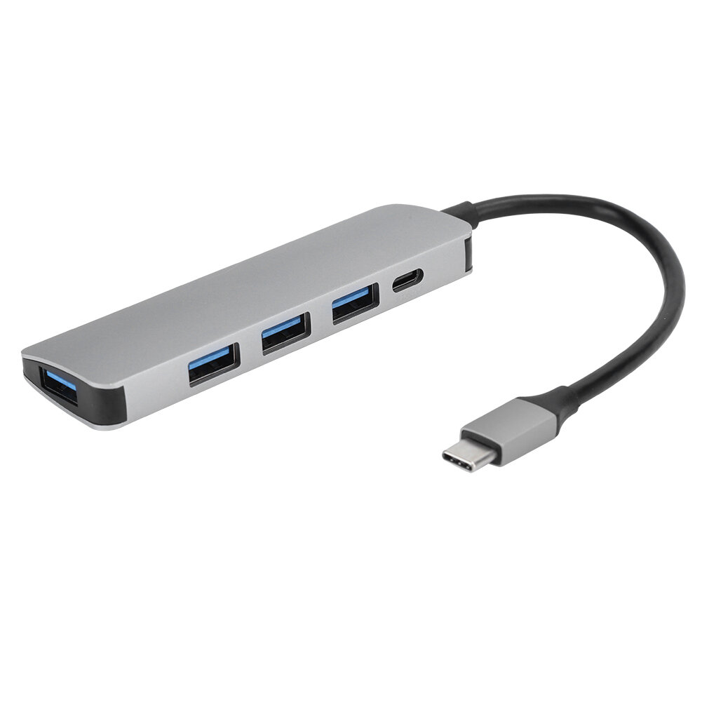 Док-станция типа C, многофункциональный преобразователь USB 3.0, расширитель с блоком питания PD для ноутбуков и устройств
