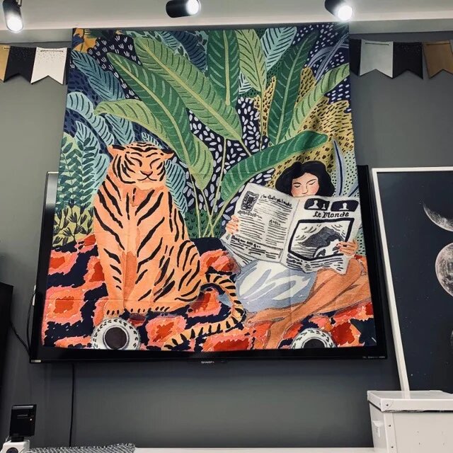 Макраме Мона Лиза гобелен полиэстер 150x200CM, D