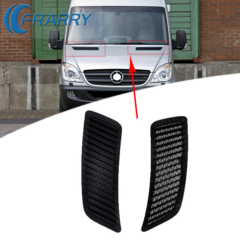 Aftermarket Part Передняя вентиляционная решетка черная A9068360718 A9068360618 для Mercedes Benz Sprinter W906