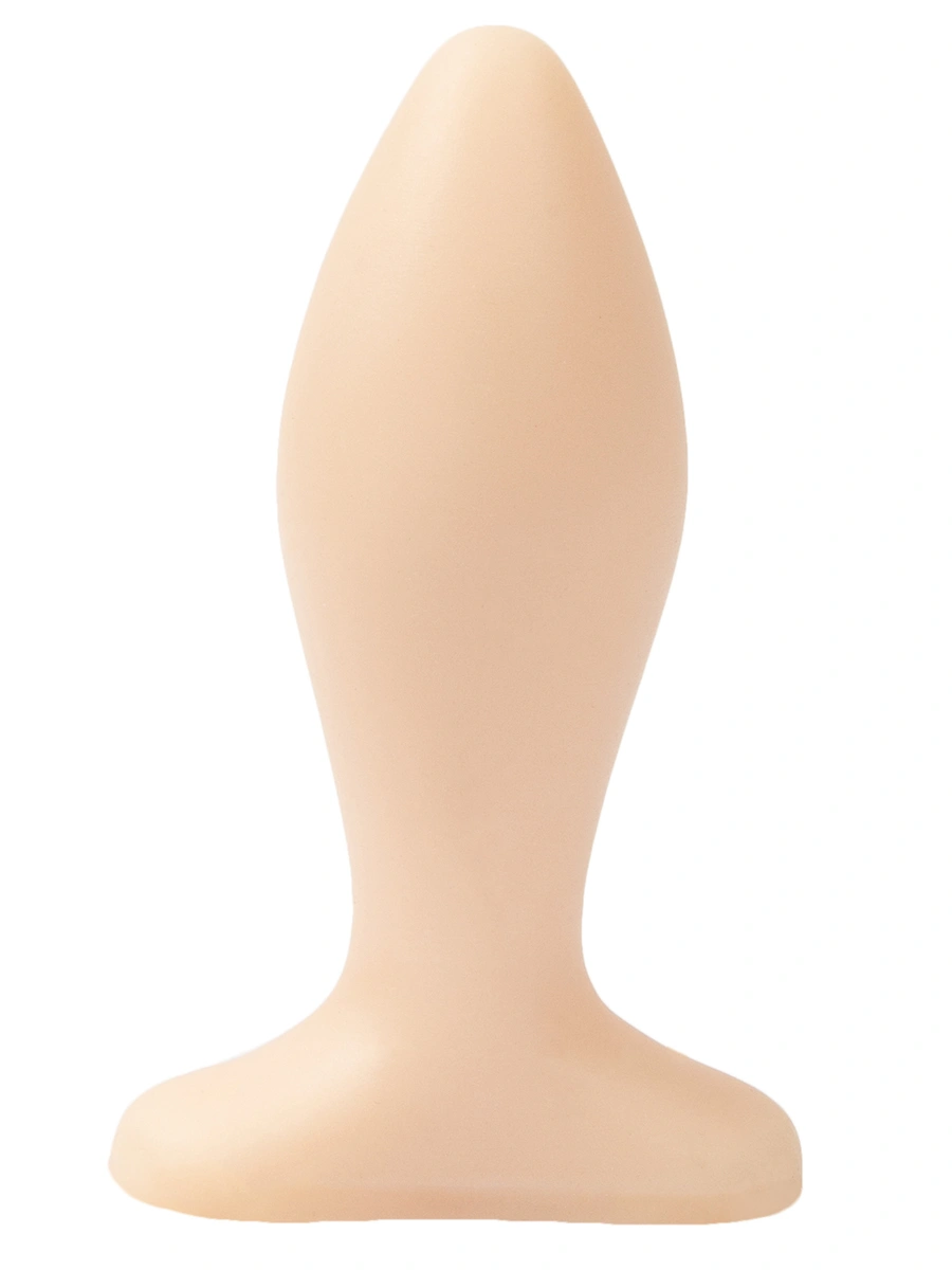 Анальная пробка, телесная, 10см