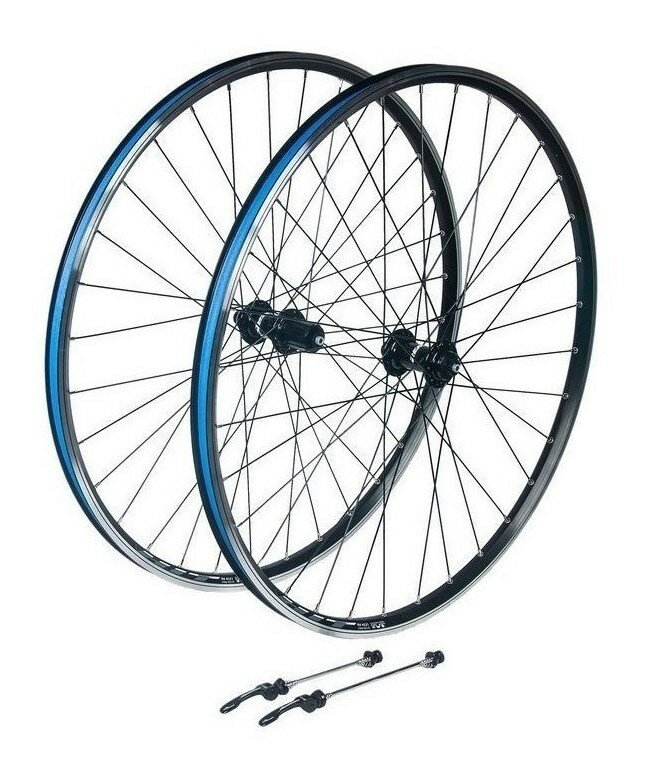Колеса комплект Remerx HIT 29” (622x19), обод двойной, 32 спицы, под эксцентрик, под кассету