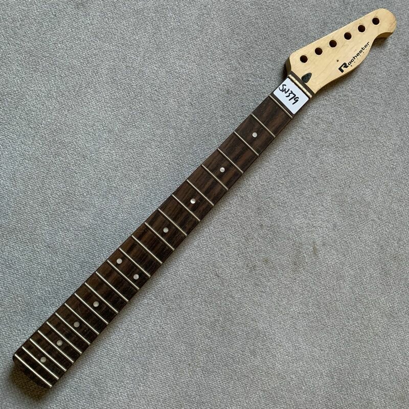 SN379 Гриф для электрогитары Telecaster (TL) кленовый, необработанный, для правшей, накладка палисандр, анкерный стержень, DIY/замена