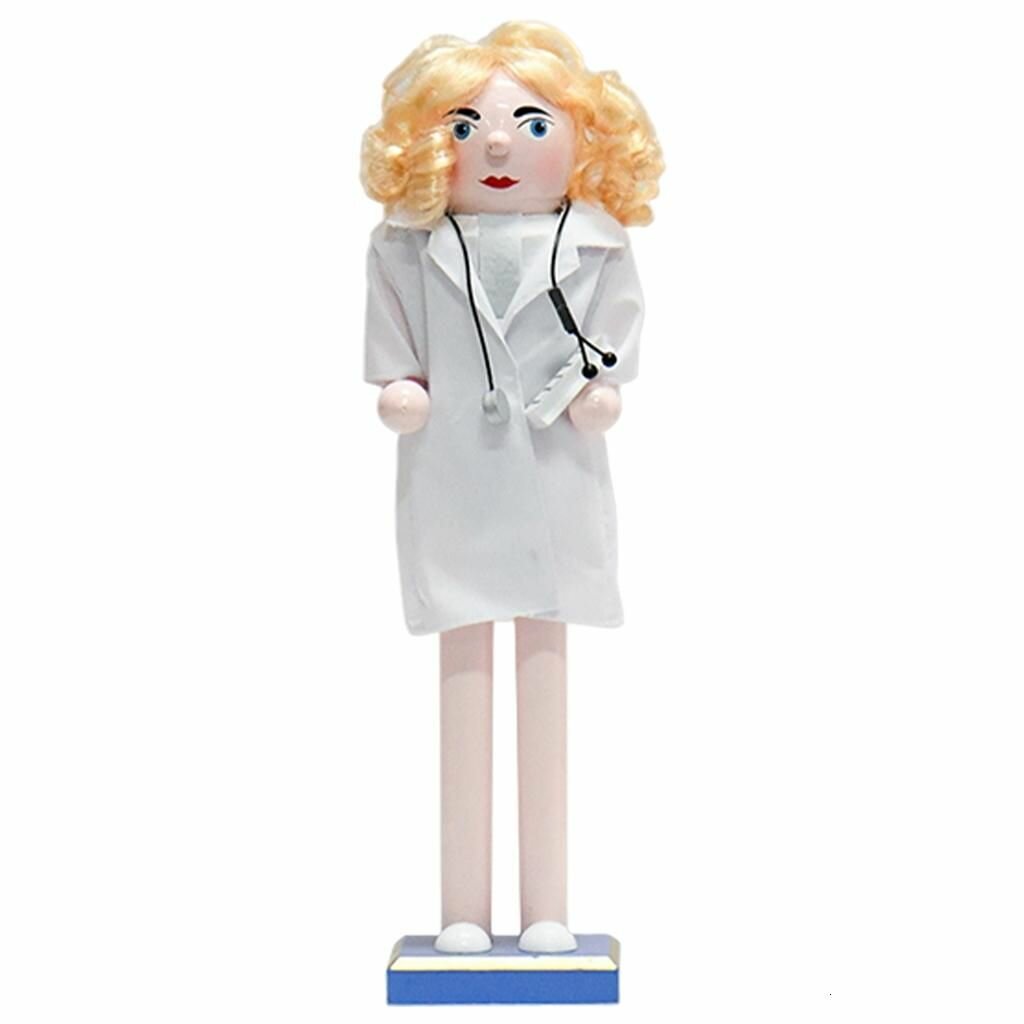 Традиционная белая медсестра деревянная щрапкера.