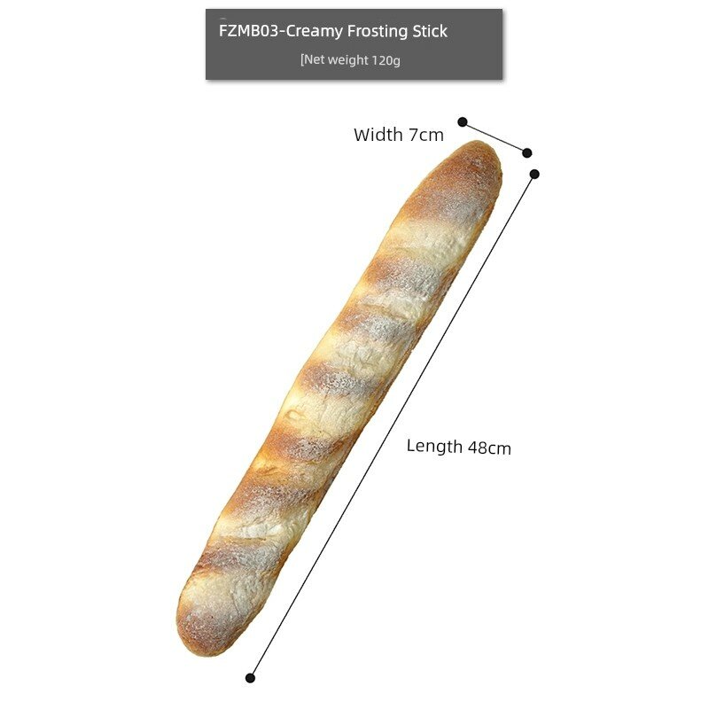 Витрина для хлебобулочных изделий, искусственный хлеб, европейская модель багет, модель комнаты, кухни, мягкое