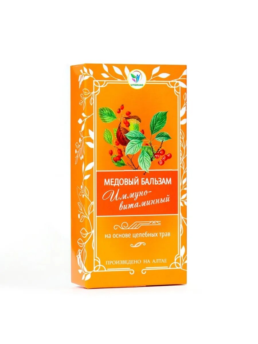 Медовый витамино-иммуно бальзам безалкогольный
