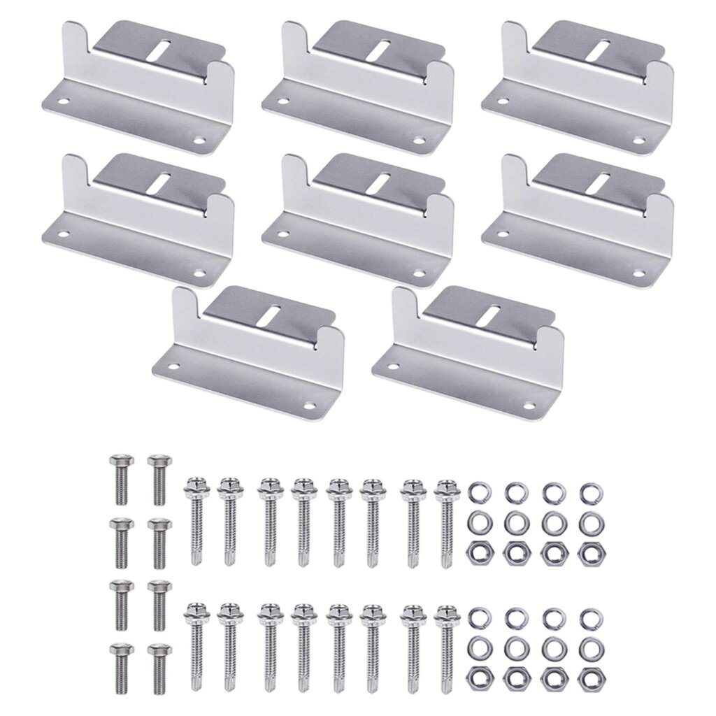 Универсальная подставка для солнечных панелей 8 pack для простого монтажа