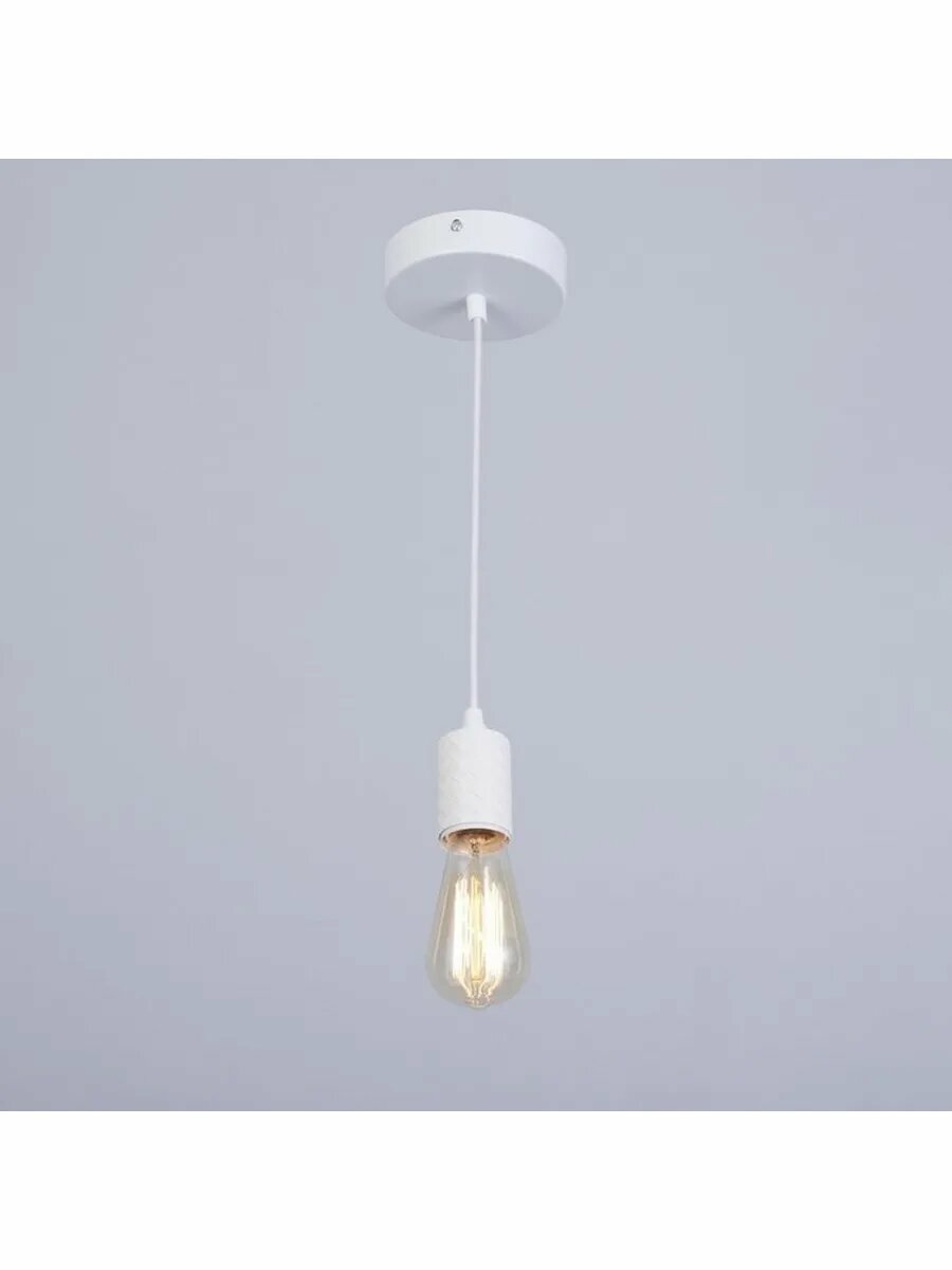 Современный светильник в стиле лофт, белый, E27