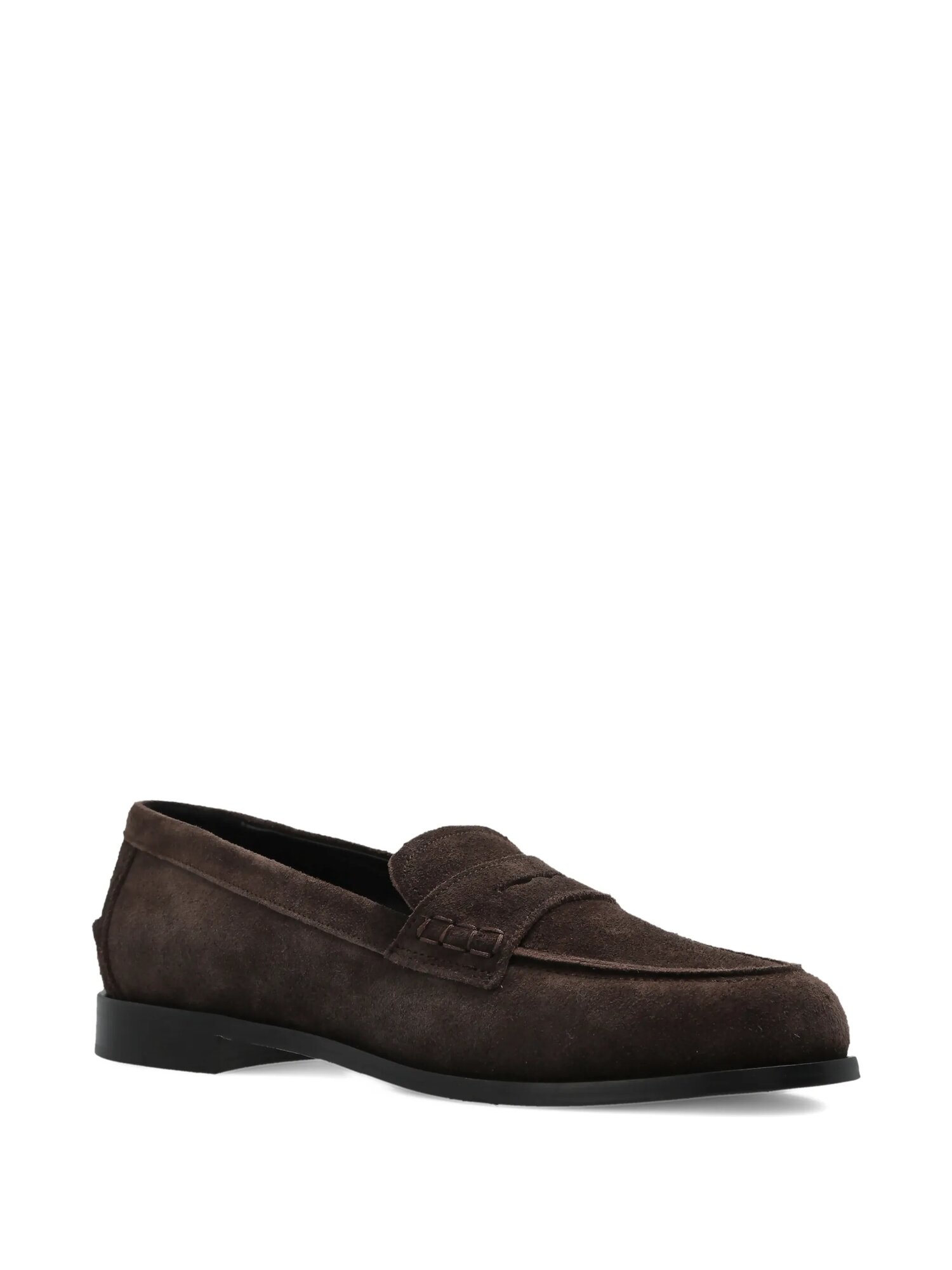 Лоферы Aeyde Suede leather loafers, размер 36, brown — фото 1