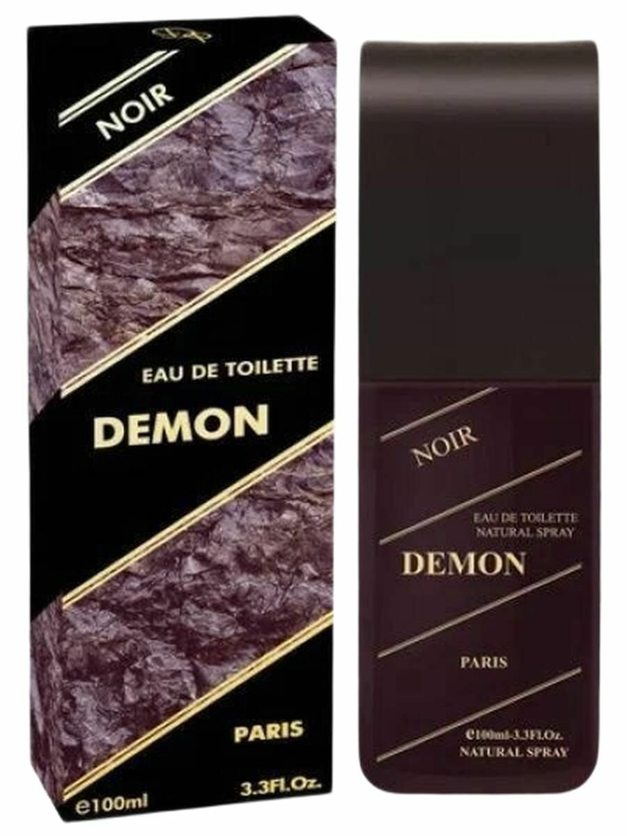 Туалетная вода Delta Parfum Demon Noir, мужская, древесные ноты, 100мл
