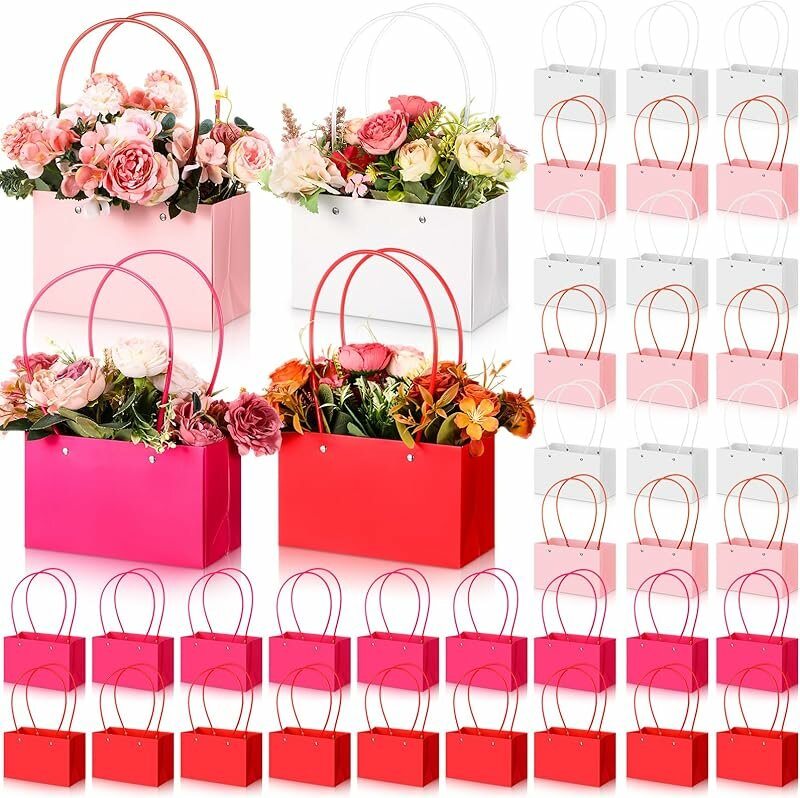 36 шт. цветочных коробок для композиций, подарочные мешочки для цветов