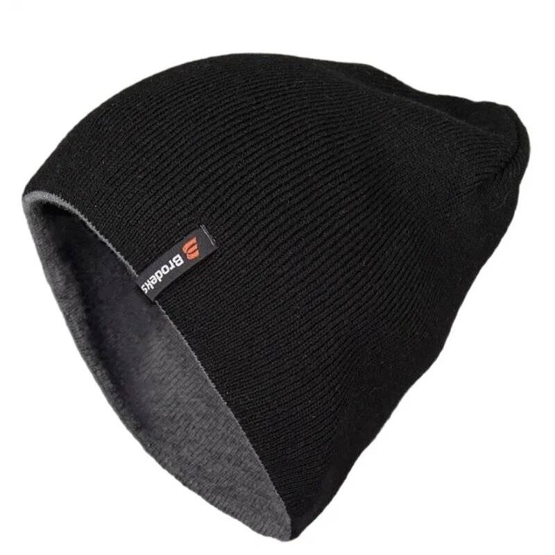 Шапка Brodeks bicolor черный-серый ЗД-639765, 2200695