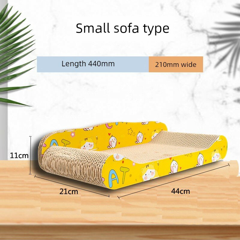 Картонная лежанка-кресло для кошек, игрушка-кресло для котят, когтеточка, большая лежанка-когтеточка для кошек, товары