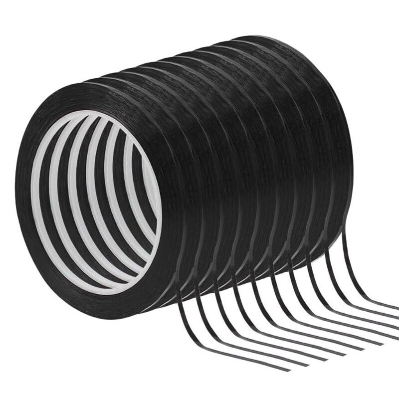 10 штук PET Gallery Термоаппликационная Лента Термостойкая 3 мм Узкая Художественная Наклейка Для Рукоделия