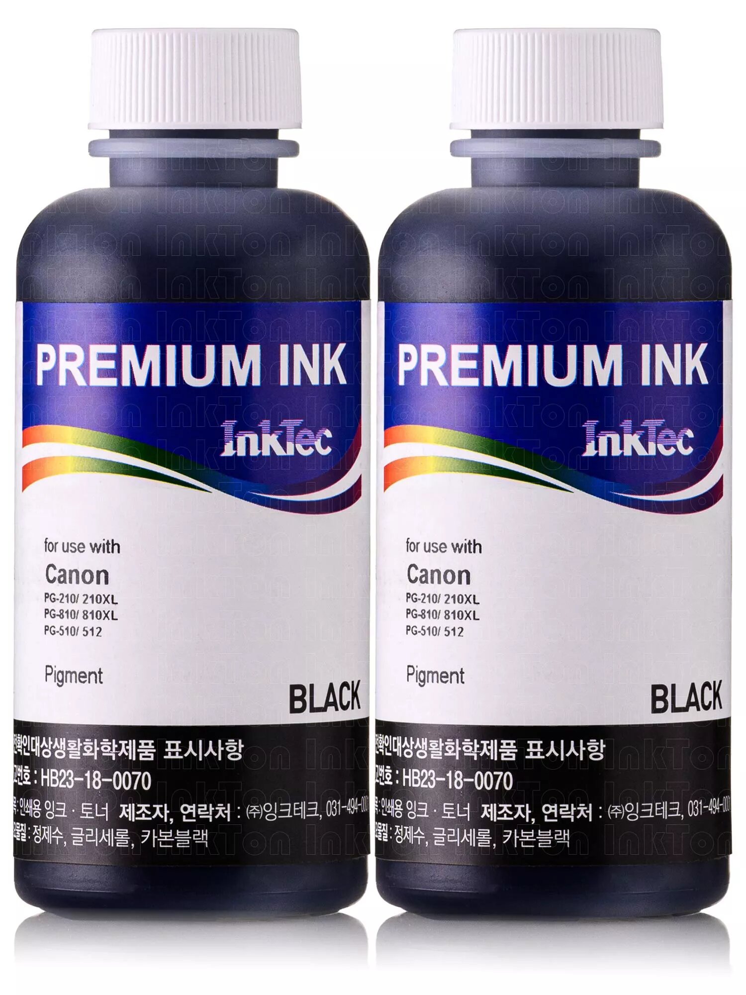 Чернила для заправки Canon PG-510, PG-512, пигментные, 200 мл, черные